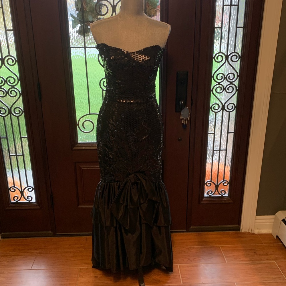 Retro 1991 Sequin Mermaid Prom Dress - Gem